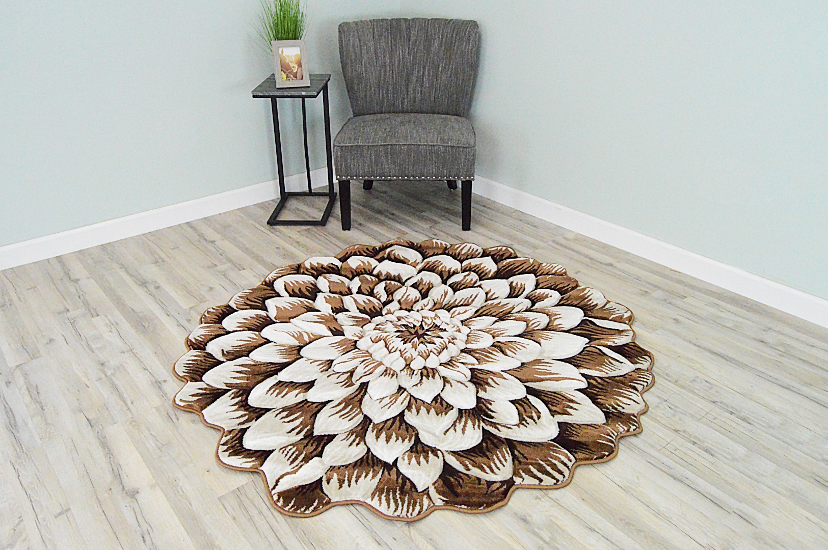 FLOWERS 3D Effect Hand Carved Thick Artistic Floral Flower Rose ...