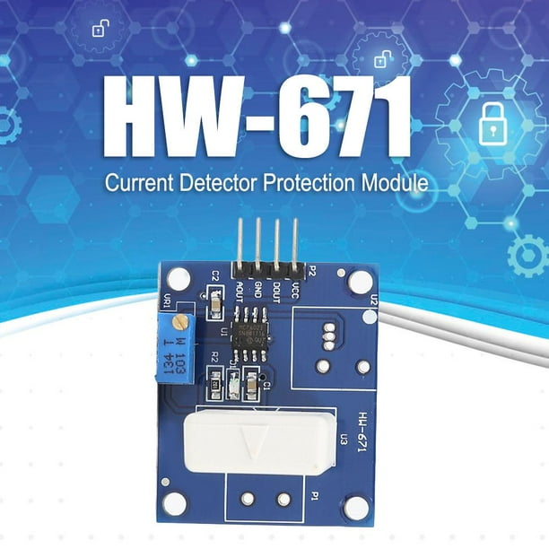 35A Hall Current Sensor DC5V Current Detector Protection Module Adjustable | Bodega Aurrera en línea