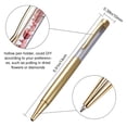 10Pcs Empty Tube Pens Floating DIY Pens Creative Empty Pen Gold Cap for ...