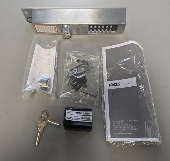 KABA E-Plex Electronic Locks 3000 Narrow Stile Mortise Dlatch E3065MSNL ...