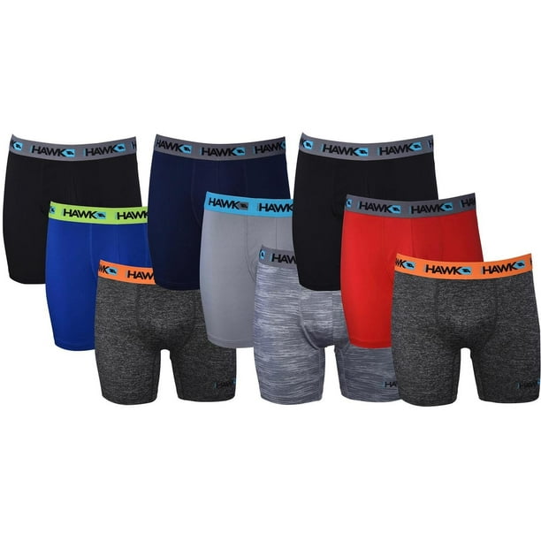Tony Hawk Mens Performance Underwear - 3-Pack Stretch Performance Boxer ...