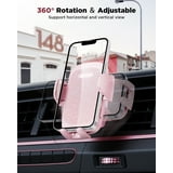 Humixx Bling Car Phone Holder [Military-Grade Stability] Car Vent Phone ...