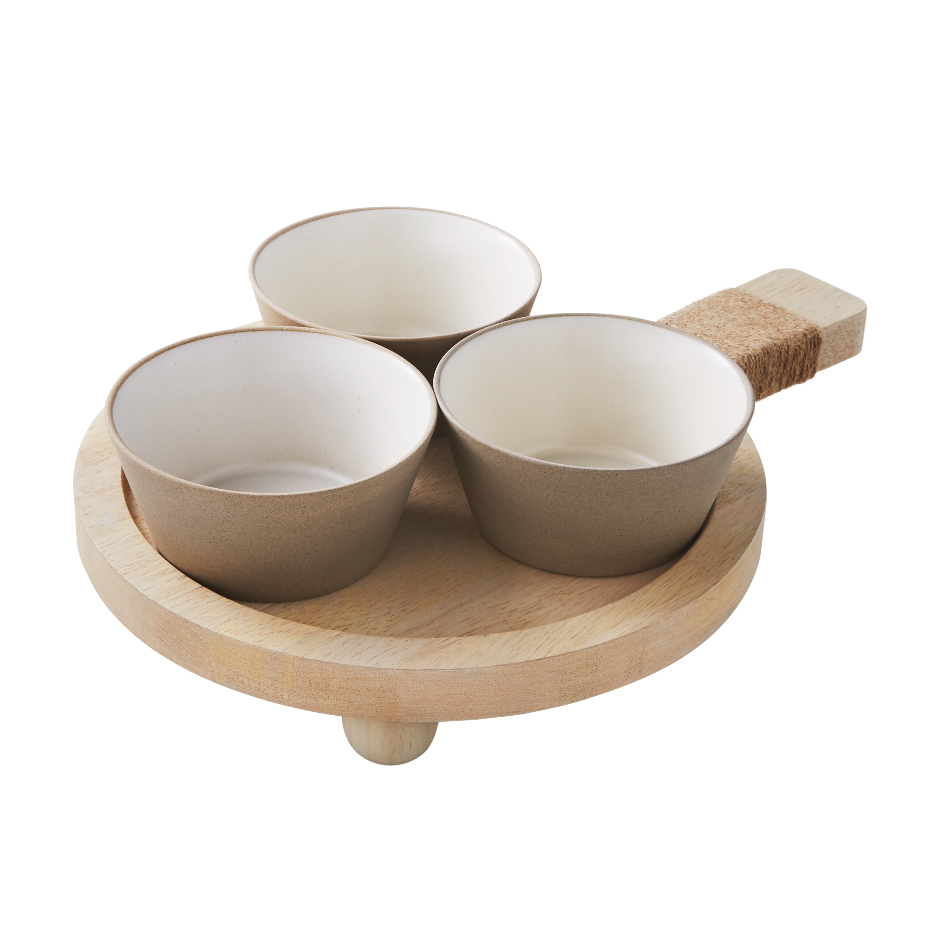 Better Homes & Gardens Whitewash Mango Wood Condiment Board Set by Dave ...