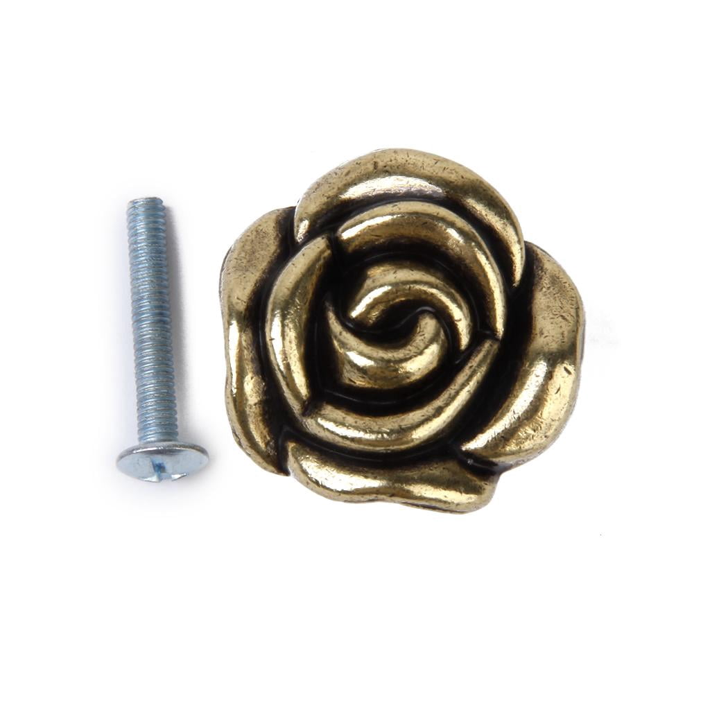 Bronce Rose Cajón Tocador Pomo puerta Hogar DIY C Gloria Perilla de ...