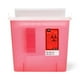 Medline Biohazard Patient Room Sharps Disposable Containers, Wall-Mount ...