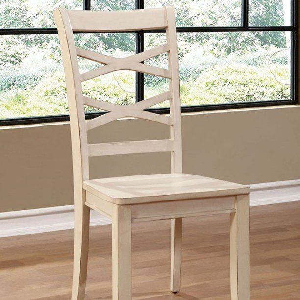 Simple Relax White Giselle 2 Pc. Side Chairs - Walmart.com