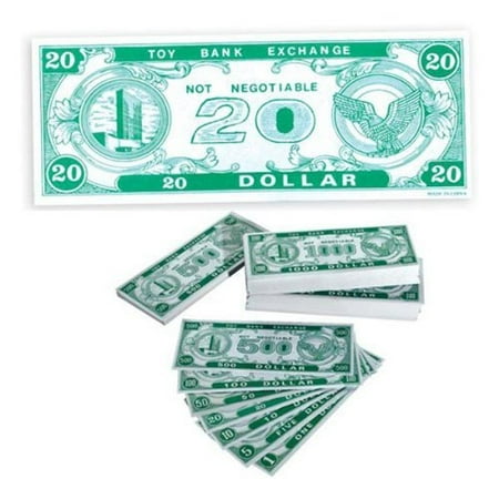 Play Money $20 (1000 ct) - Walmart.com