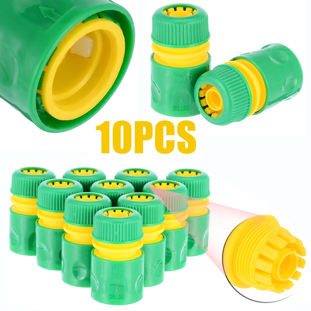 10Pcs 1/2 inch Adapter Quick Coupling Irrigation Hose Connector Garden ...