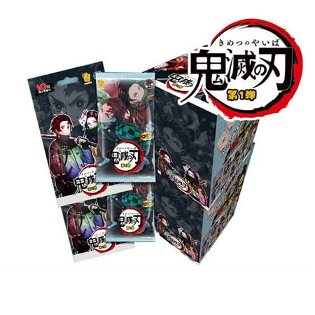 Demon Slayer Cards Collection Tcg Packs Booster Box Nezuko Anime Table ...