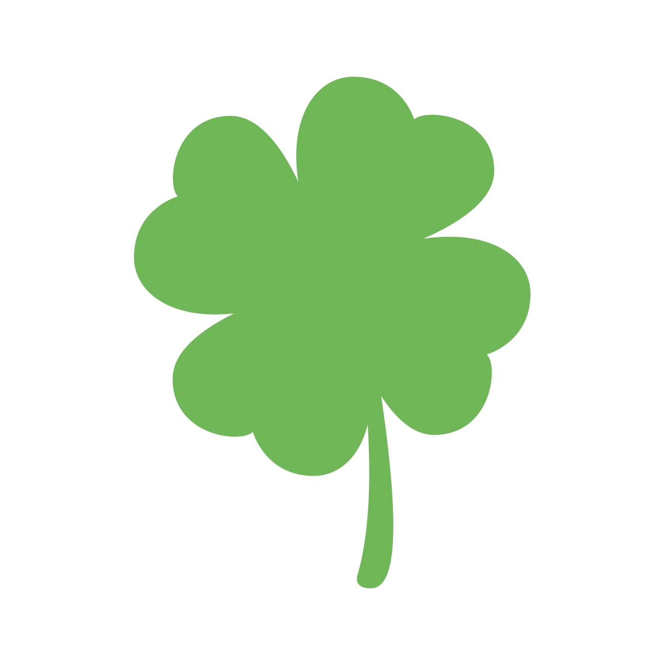 4 Leaf Clover Sticker Decal Die Cut - Self Adhesive Vinyl ...