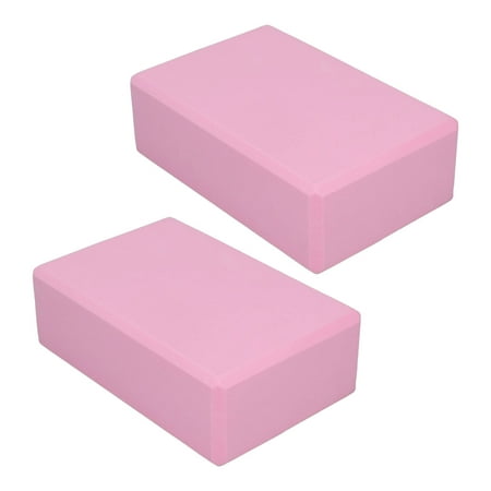 Yoga Blocks 2 Pack, Simple Operation Nonslip Appearance Pink Yoga Block ...