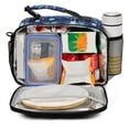 ALAZA Shells Palm Trees Lunch Box Insulated Cooler Bag Reusable Tote ...