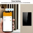 Tuya US Plug WiFi Smart Wall Switch 4 Gang No Neutral Wire Touch Sensor ...