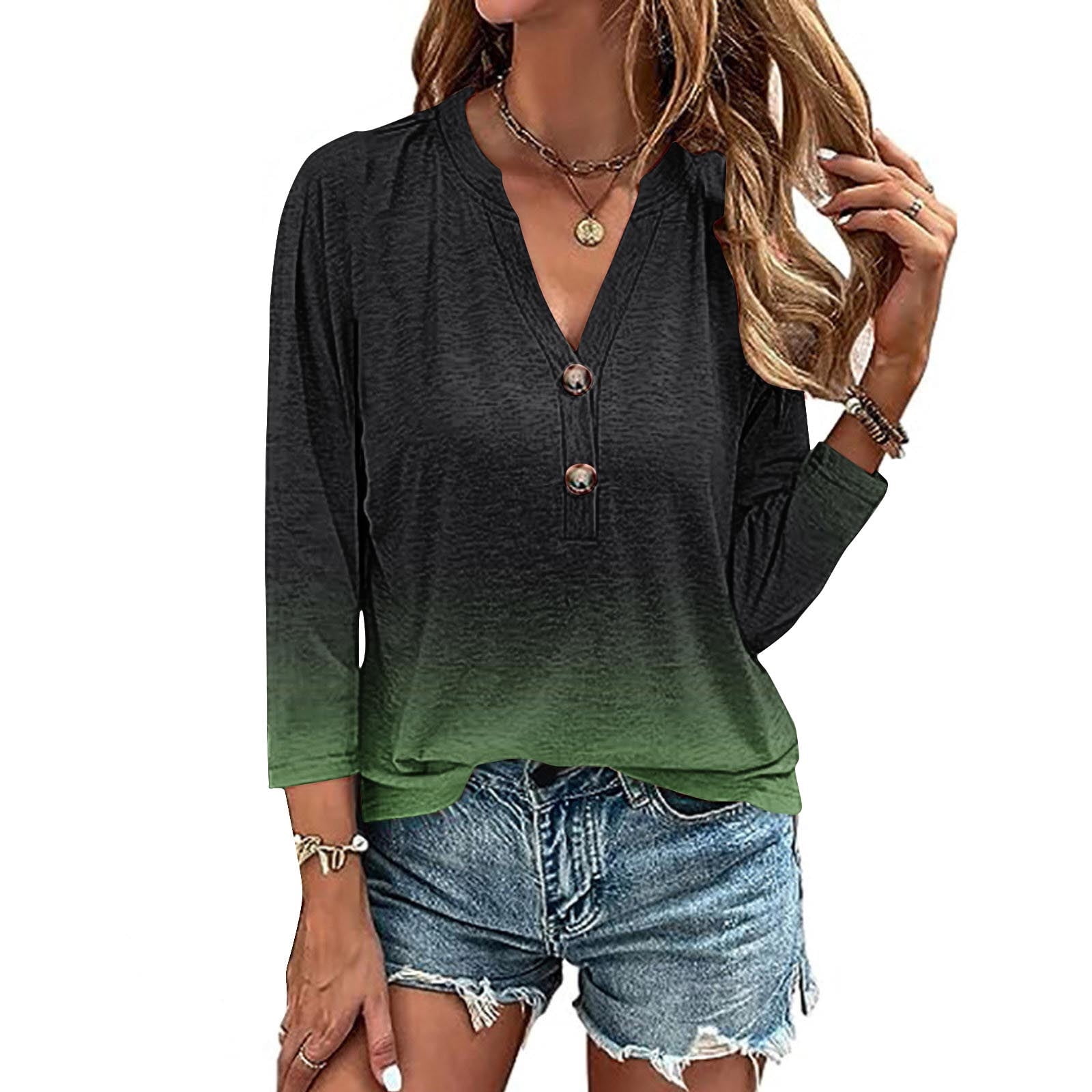 Click here for Aoochasliy Ladies Clothes Clearances Womens 3/4 Sl... prices