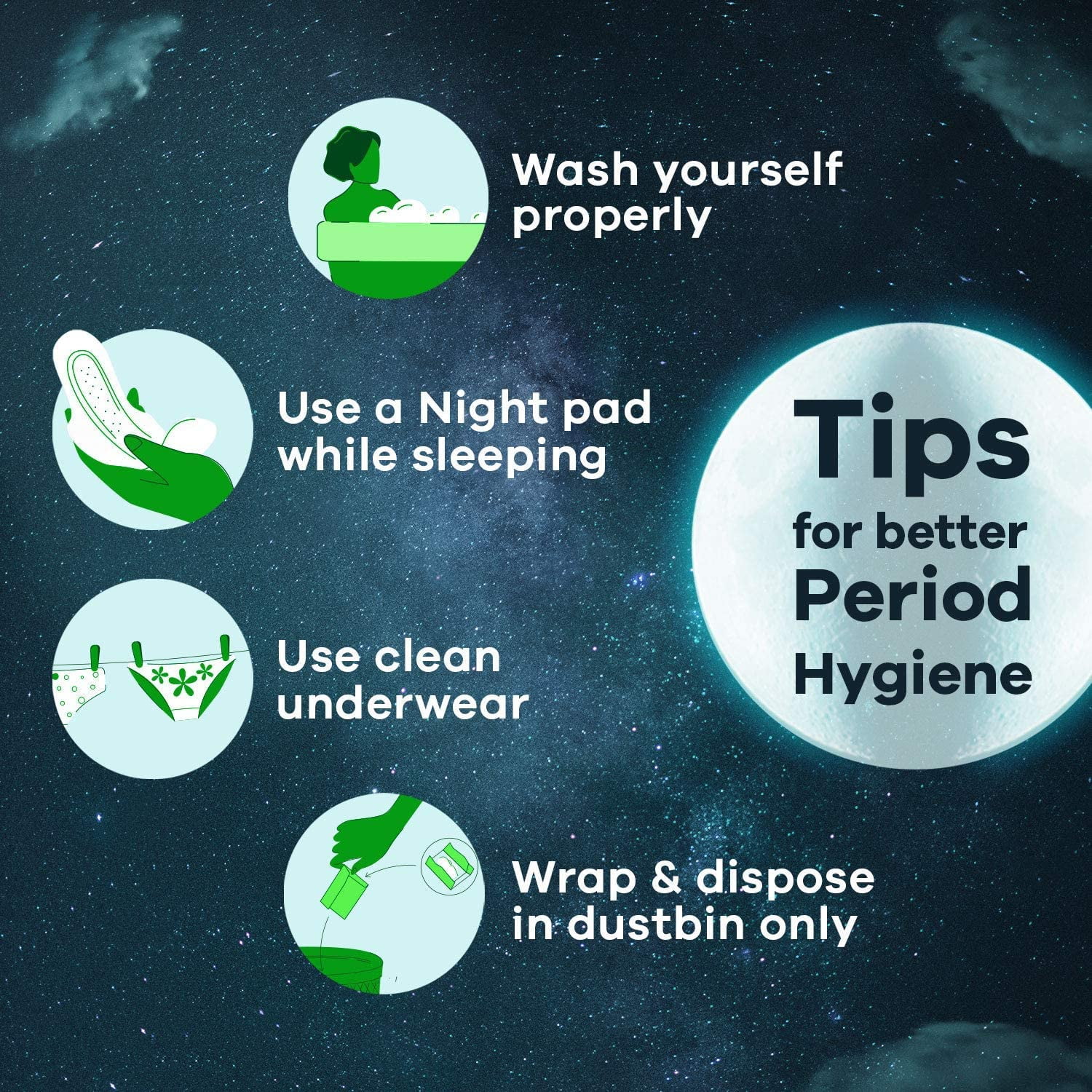 Whisper Bindazzz Night Sanitary Pads, XL, Pack of Morocco | Ubuy