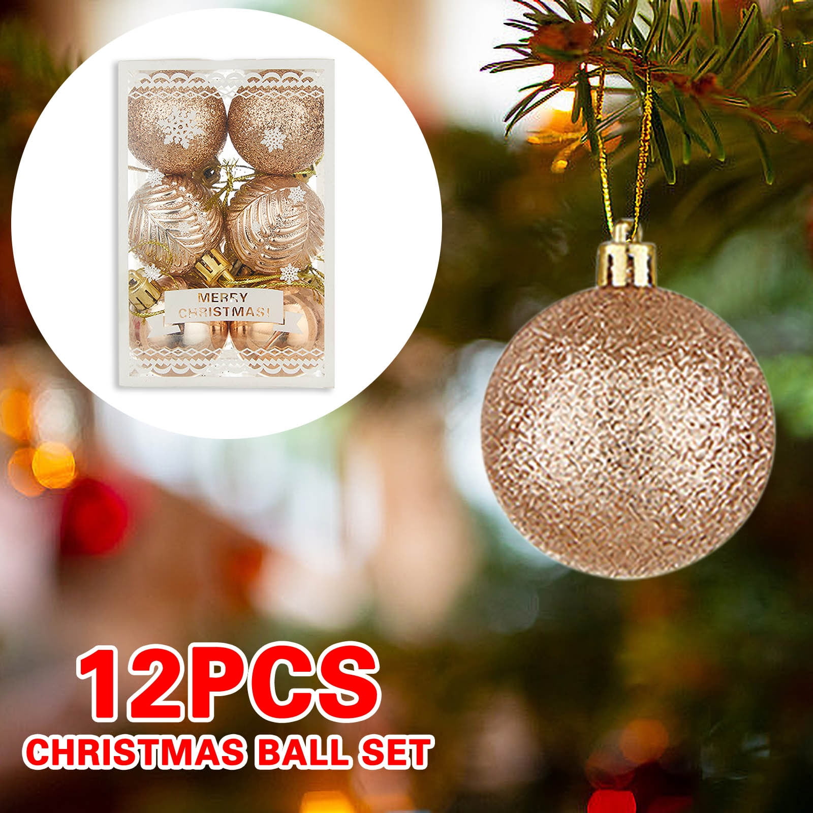 Click here for Black Friday Deals Topllc 12 Pcs Christmas Ball Pe... prices