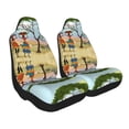Cauagu African Women Print Car Seat Covers,Universal Automotive Seat ...
