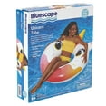 Bluescape White Unicorn Donut Inflatable Swim Tube Pool Float, for Kids, Age 9 & up, Unisex ...