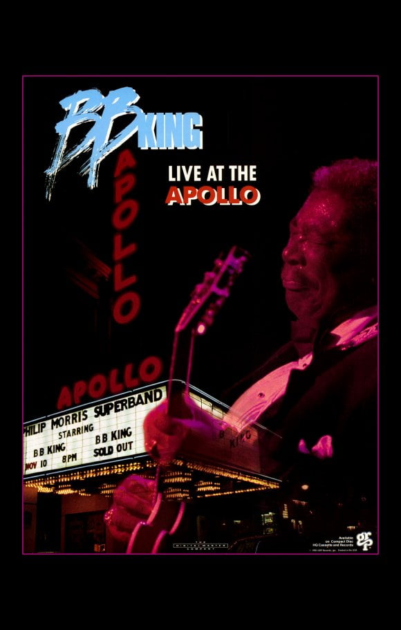 B.B. King Live at the Apollo (1991) 11x17 Movie Poster - Walmart.com