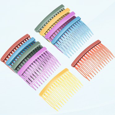 New Arrivals 12 Pieces Plastic Hair Combs Set Pocket Fine Hair Combs ...