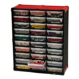 TAFCO 30-Compartment Small Parts Organizer, Red - Walmart.com
