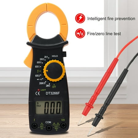 1 Set Multimeter LCD Display Auto Ranging Range Knob On/Off Buzzing AC ...