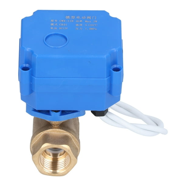 Motorized Balls Valves, Electric Ball Valve DC 12V BSP 1.0Mpa Maximum ...