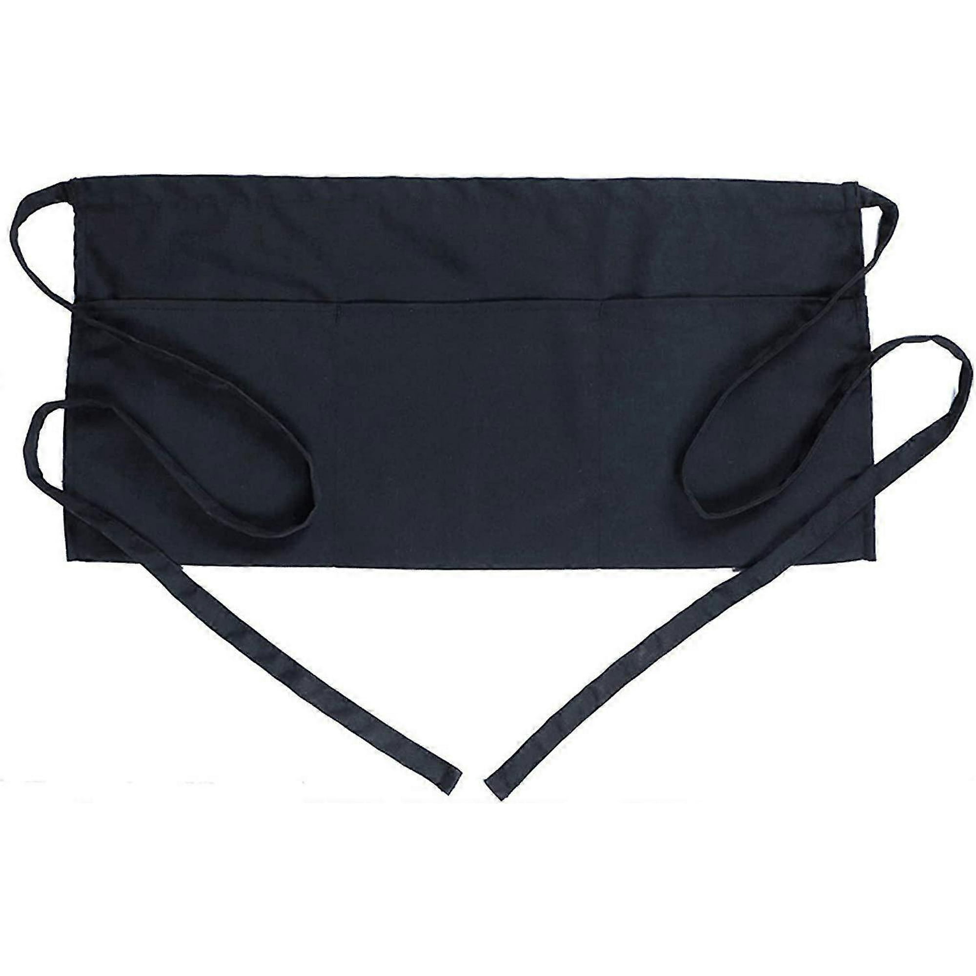 Click here for Geecy Waist Apron With 3 Pockets - Black Waitress... prices