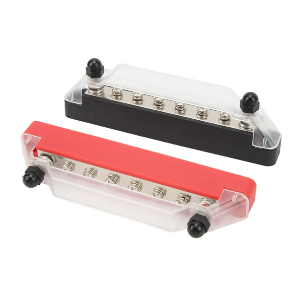 Power Distribution Terminal Block, Black And Red Safe Circuit 150A M6 ...