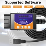 ELM327 OBD2 USB Adapter, ELMconfig Scanner with MS CAN/HS CAN Switch ...