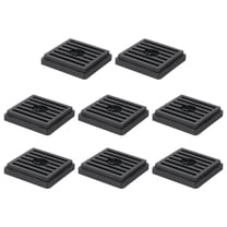 DEWEL 4 Pack Bed Risers Square Furniture Risers 4 Inch Lift for Bed ...