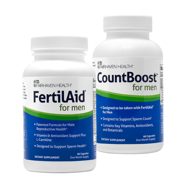 Fertilaid For Men And Countboost Combo Fertility Supplements 1 Month Supply