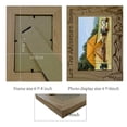 1pc Natural Wood Photo Frames for Pictures Wall Tabletop Decor ...