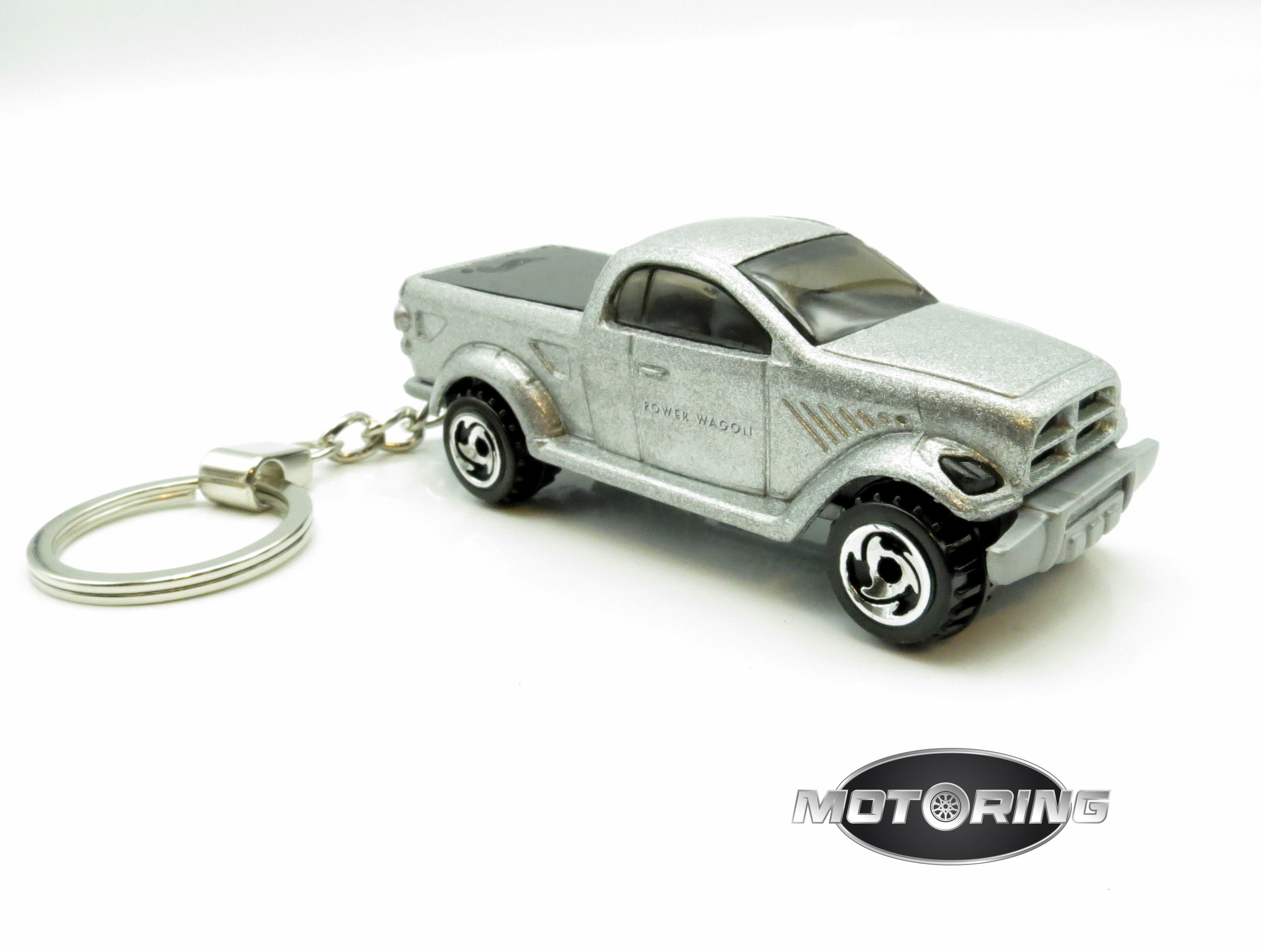Keychain Dodge Power Wagon Grey Gray Truck Car Rare Novelty 1:64 ...