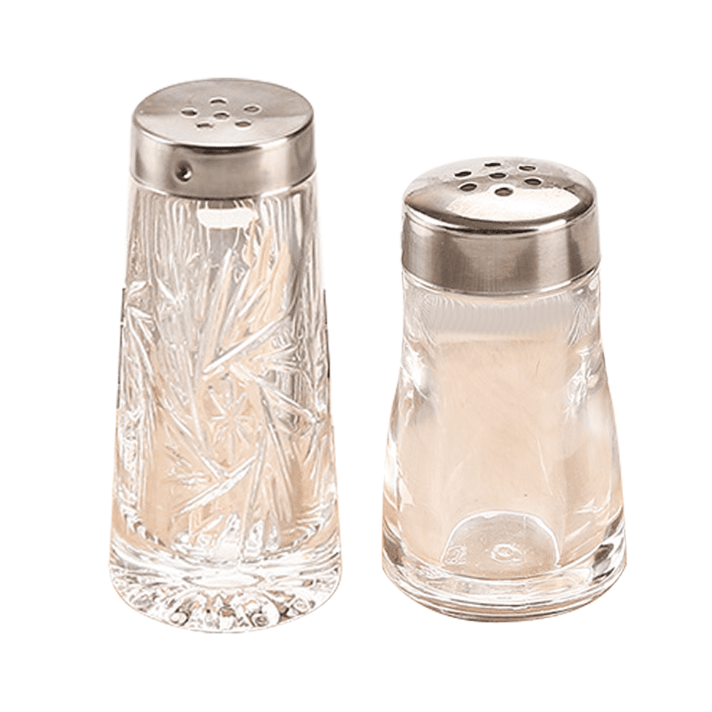 Refillable Seasoning Bottle Salt and Pepper Shakers Kitchen Decor (Set ...