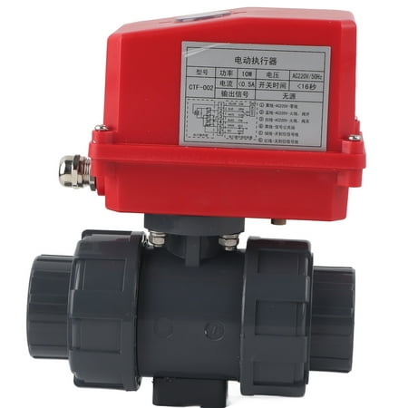 Electric Ball Valve Motorized PVC Industrial Accessory for Caliber DN32 ...
