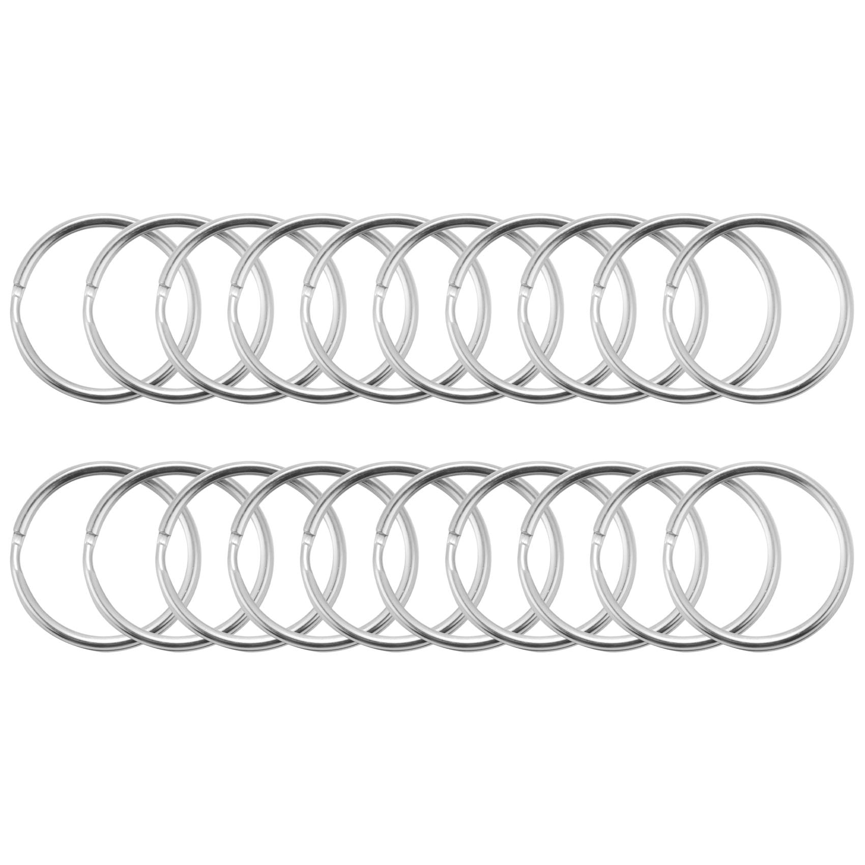 Click here for Unbranded 100pcs  1 Inch Key Ring Open Key Ring Me... prices