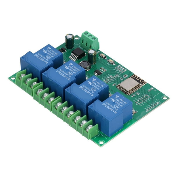 Relays Board, 4 Channel Wireless Control Relay Module Programmable DC7 ...