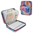BZSMCE Flowers Colorful Pattern Pattern Water-Resistant Filing Folder ...