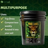 Pride Lands Veg 6-3-3.5 All-Natural & Organic Fertilizer - 2 lb Pouch ...