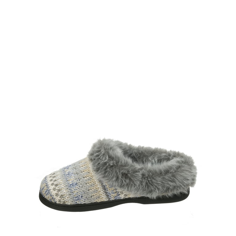 Dearfoams Women's Chloe Soft Knit Clog Slippers, 51% OFF