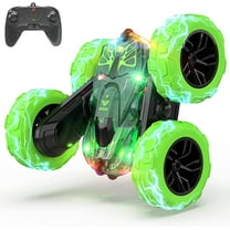 YCFUN RC Cars, LED Remote Control Stunt Car Toys for Kids, w ...