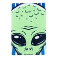Mainstays Cotton Blend Multi-color Alien Beach Towel, 28" x 60 ...