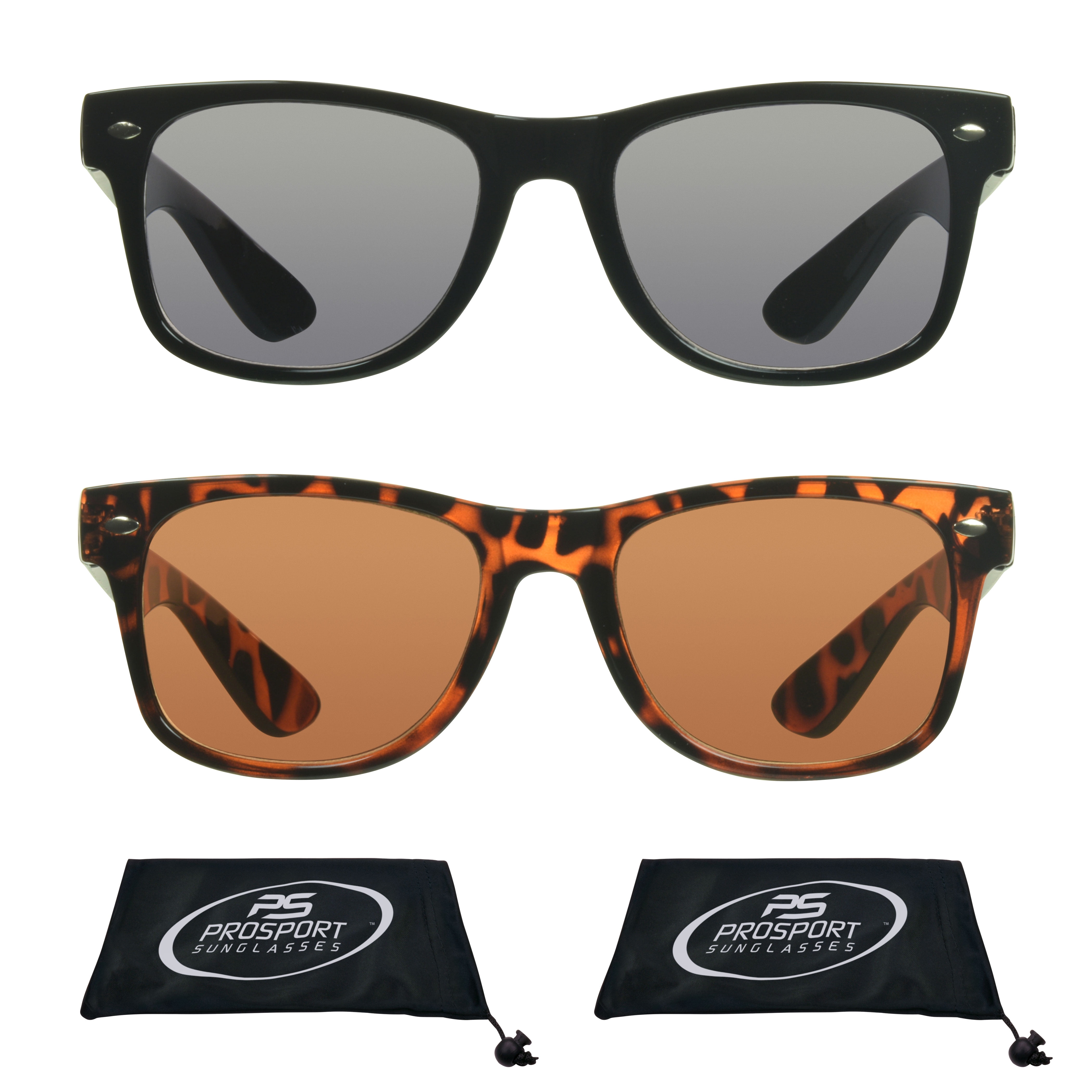 proSPORT Reading Sunglass Full Sun Reader Men Women Smoke & Brown NOT ...