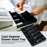 Cash Register Drawer Cash Tray Insert Tray, Money Storage Case with 5 ...