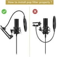 "TONOR Desk Mount Microphone Arm Stand, Adjustable Suspension Boom ...