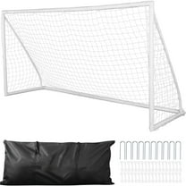 Vallerta Premier 10 X 6 Ft. [2 NETS] Youth Size Steel Soccer Goal w ...