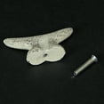 Zeckos White Cast Iron Nautical Boat Cleat Drawer Pulls Set of 6 ...