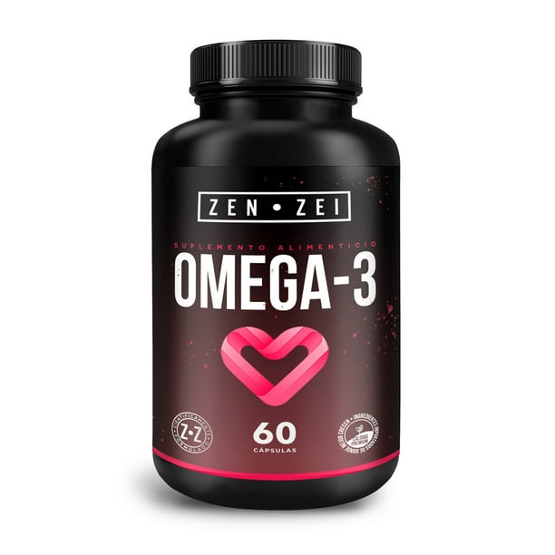 ZENZEI Suplemento Inteligente Total Omega-3 Calidad Premium Con Dha Y ...