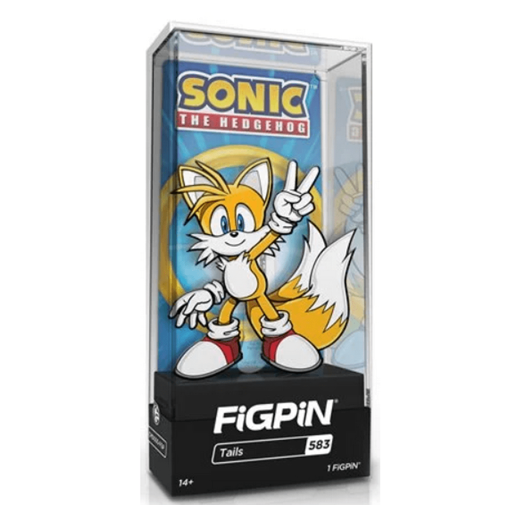FiGPiN - FiGPiN Sonic the Hedgehog Tails Classic 3-Inch Enamel Pin ...